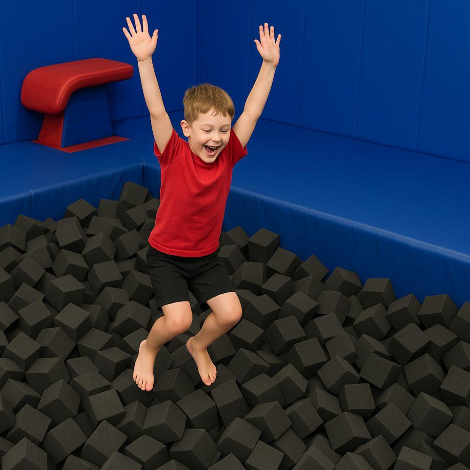 6" Foam Pit Cubes, Gym Foam Blocks, Trampoline Foam Cubes, Foam Cubes ...