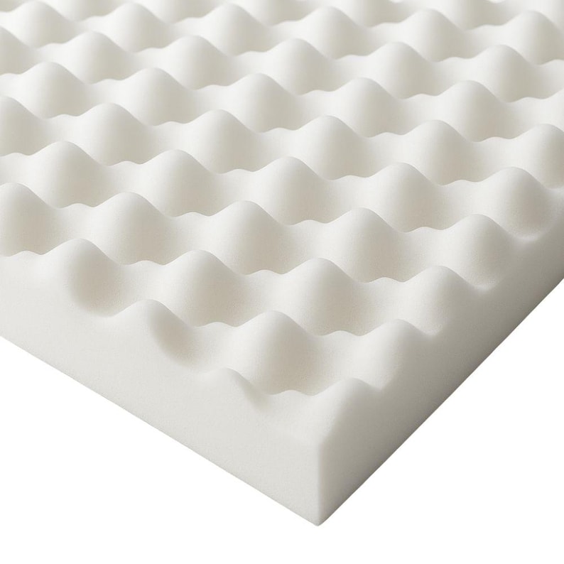 Egg Crate Foam Sheets, Egg Crate Foam Pad 26x88 | 1.5"/0.5" Thick ...