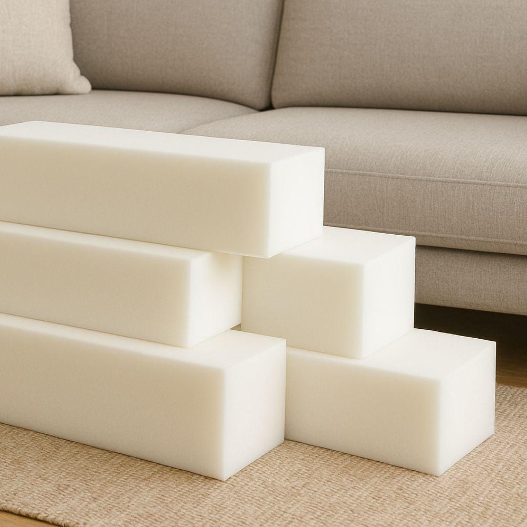 Square Bolster Foam Insert, Rectangular Cushion Support, Backrest Foam ...