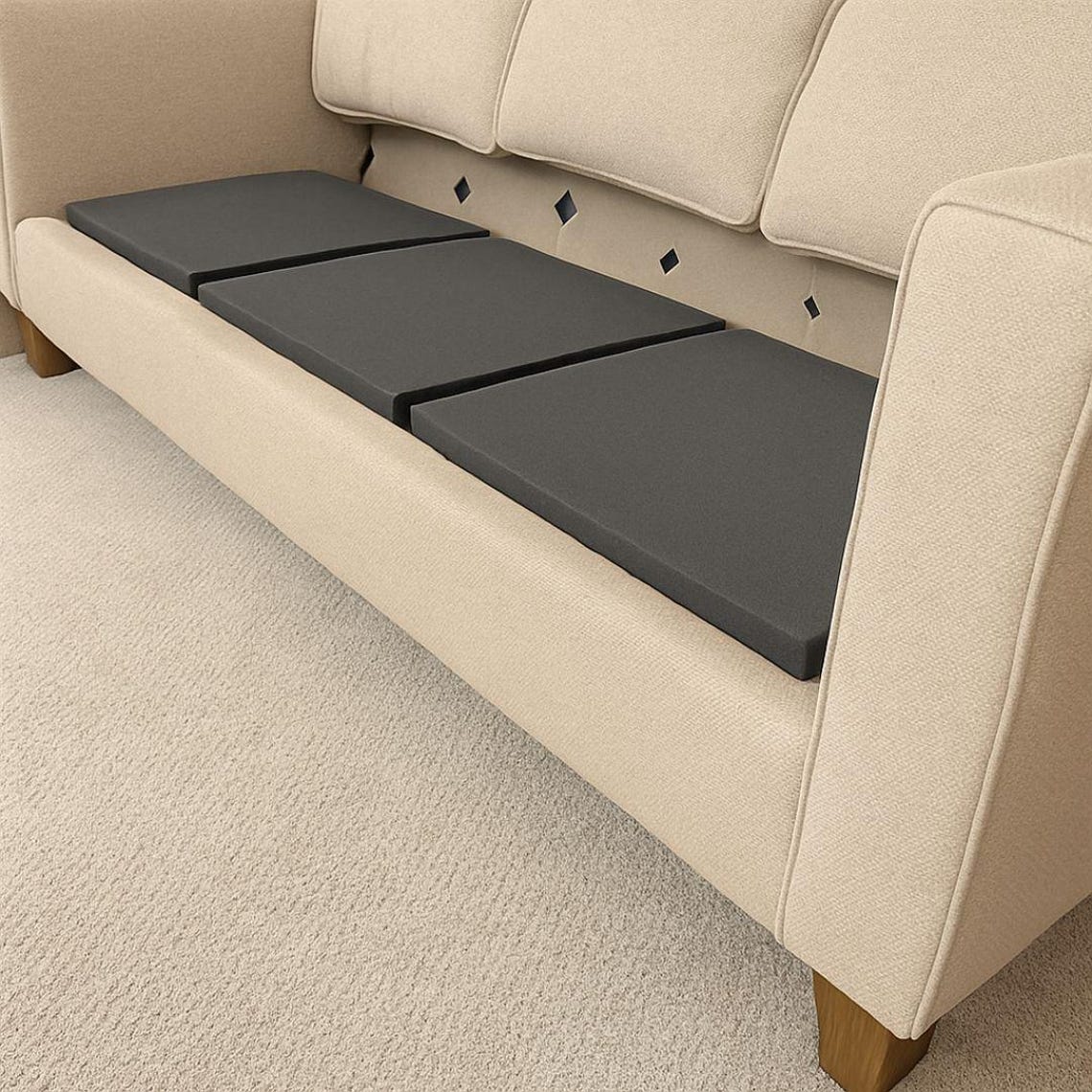 Anti Sagging Cushion Support Pad (no Cover), Firm Foam for Couch Seat ...