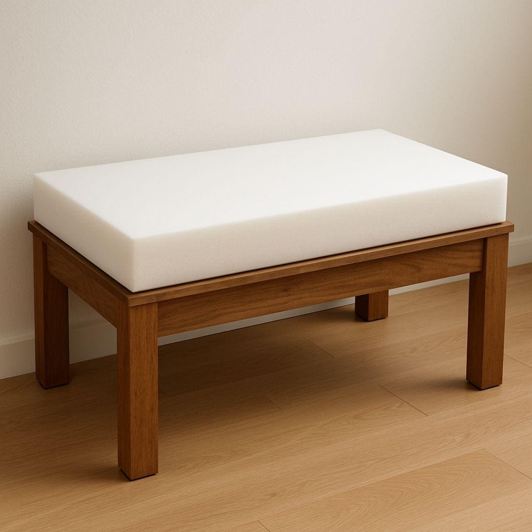 Bench Cushion Foam Bench Seat, Long Bench Foam, Window Seat Foam ...
