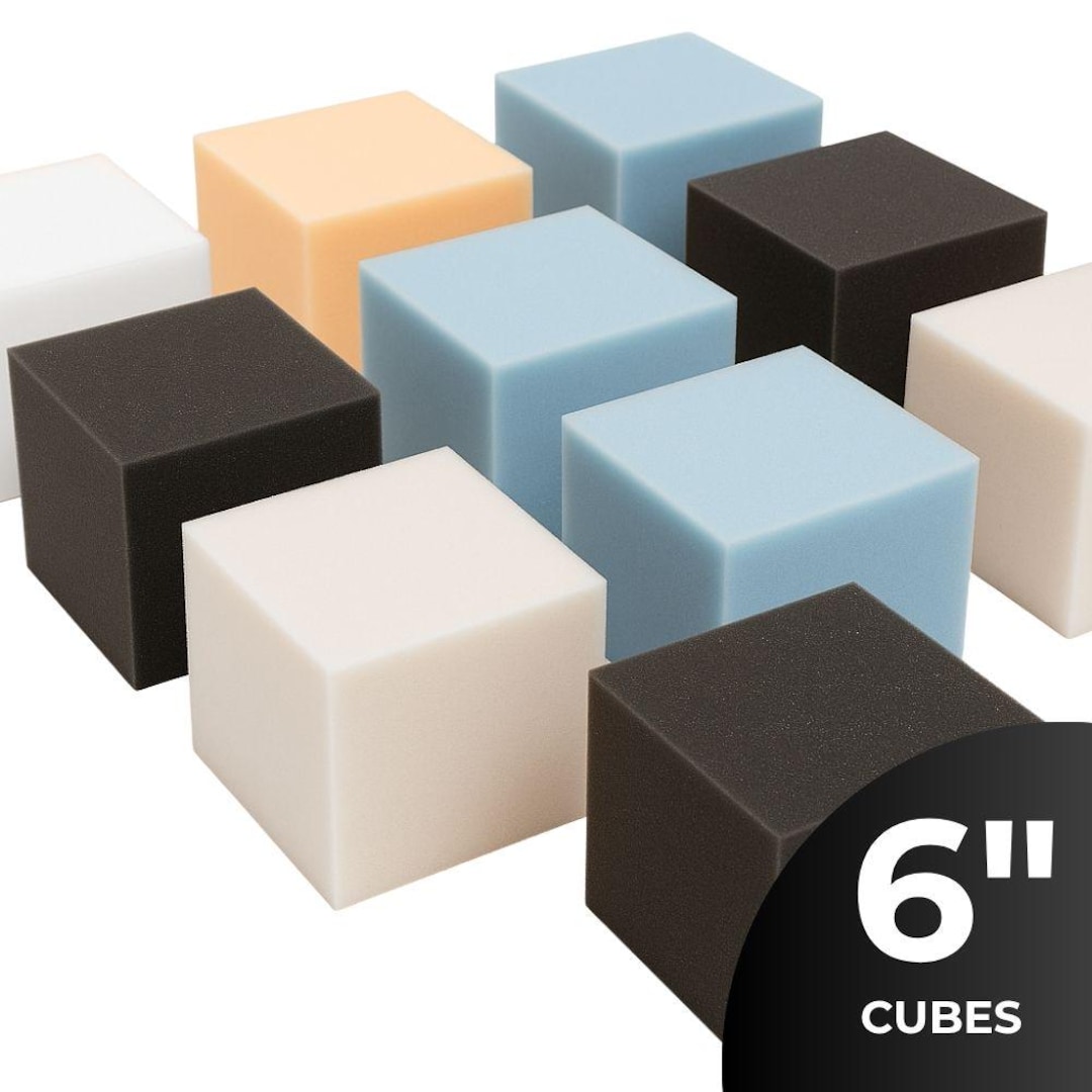 6" Foam Pit Cubes, Gym Foam Blocks, Trampoline Foam Cubes, Foam Cubes ...