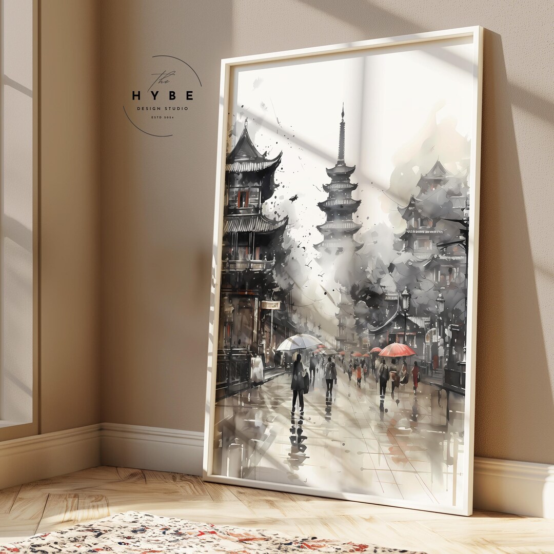 Vintage Chinese Printable Art | Chinese Art Print | Asian Printable ...