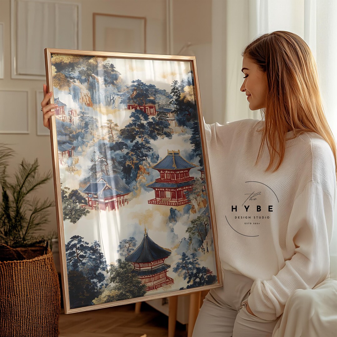 Kyoto Temple | Fushimi Inari Shrine | Anime Wall Art | Sakura Art ...