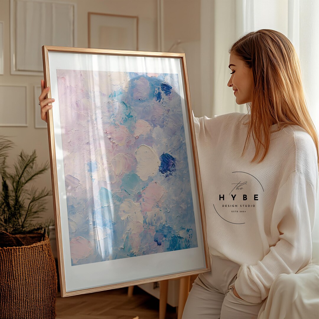 Mystic Printable Art | Monet Style Art Print | Pastel Contrast | Pastel ...