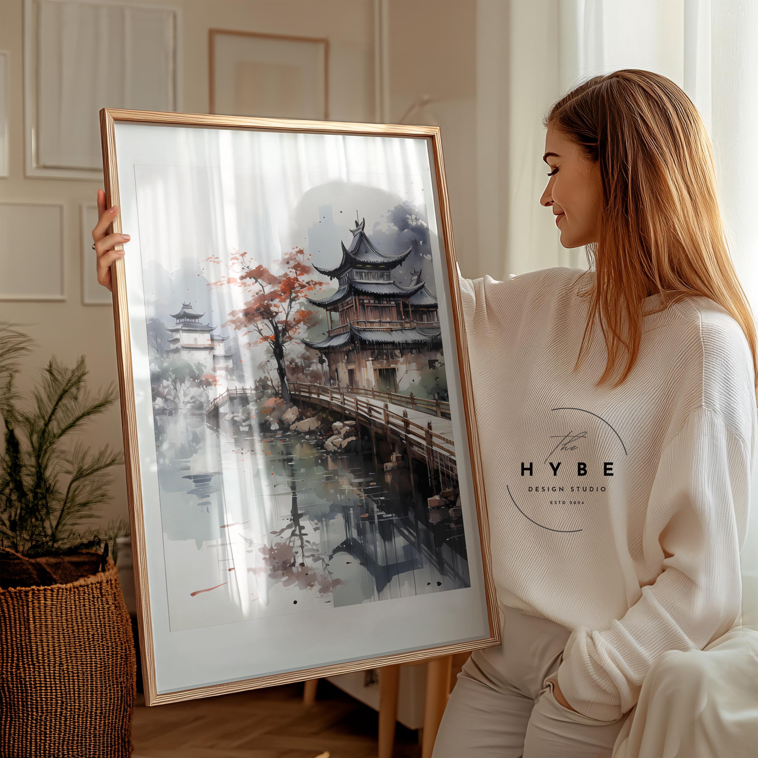 Vintage Chinese Printable Art | Chinese Art Print | Asian Printable ...