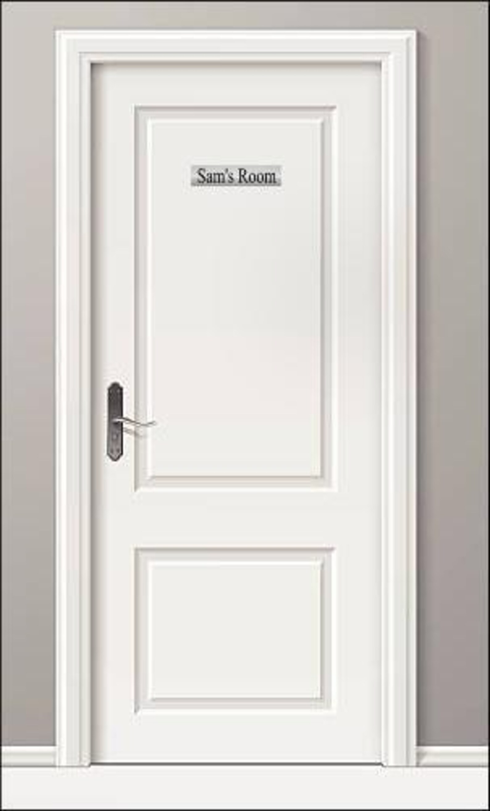 Personalised Metal Small Door Sign Plaque Gifts Custom Any Text Fun ...