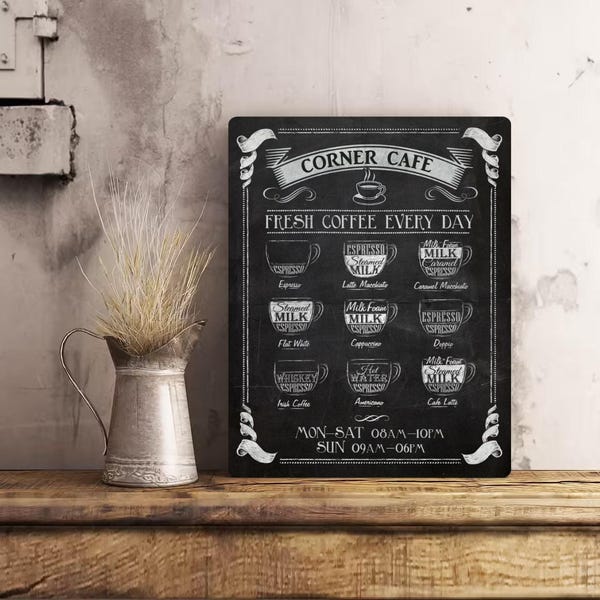 Coffee Chalkboard - Etsy