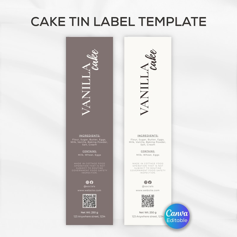 Cake Labels - Etsy