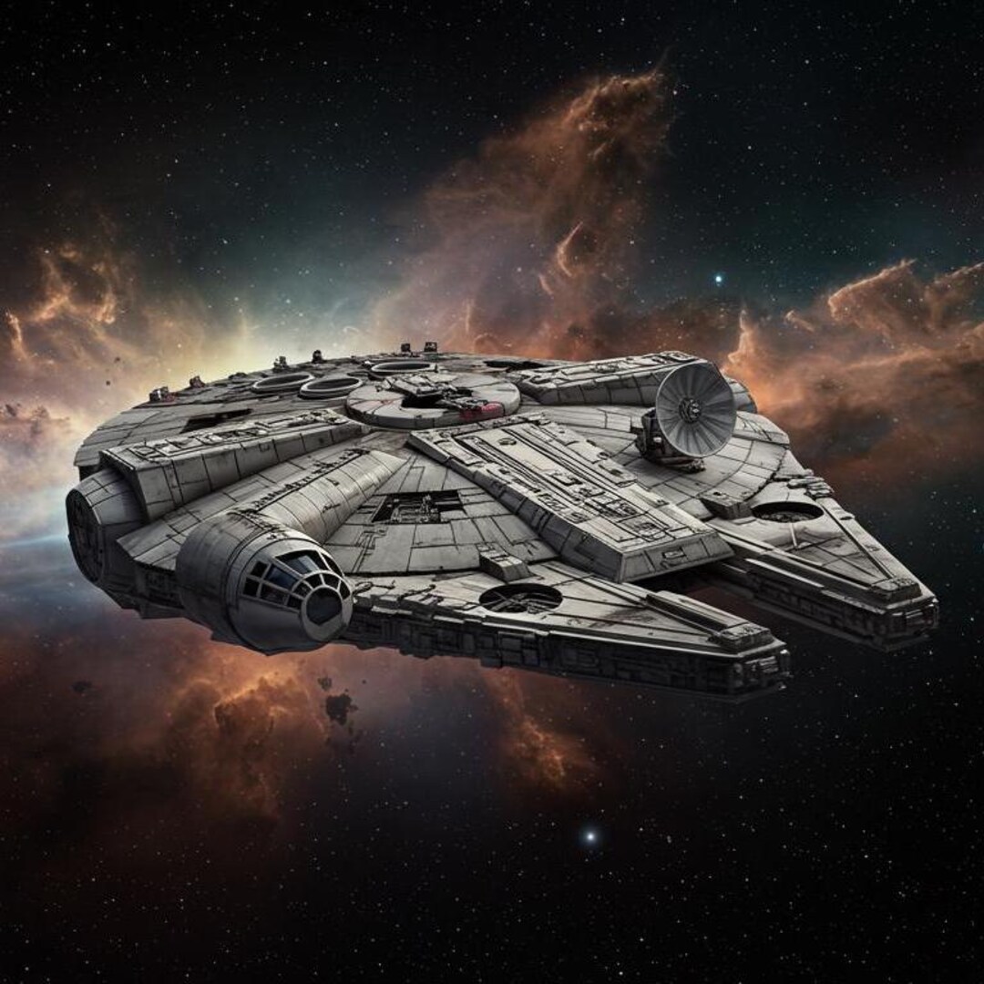 Star Wars Millenium Falcon STL, Millenium Falcon 3D Model Print File - Etsy