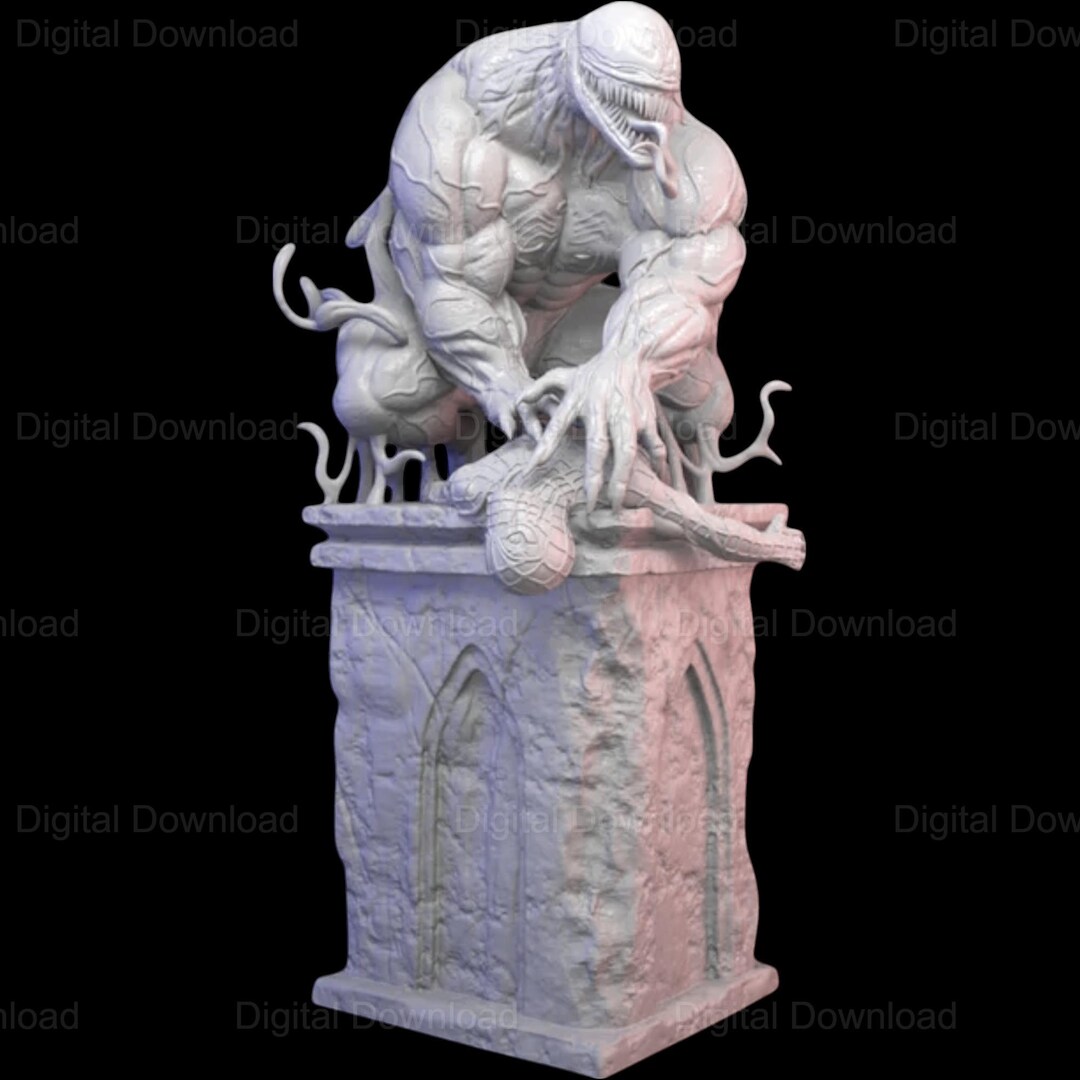 Venom Vs Spiderman STL, Venom Vs Spiderman 3D Model Print File - Etsy