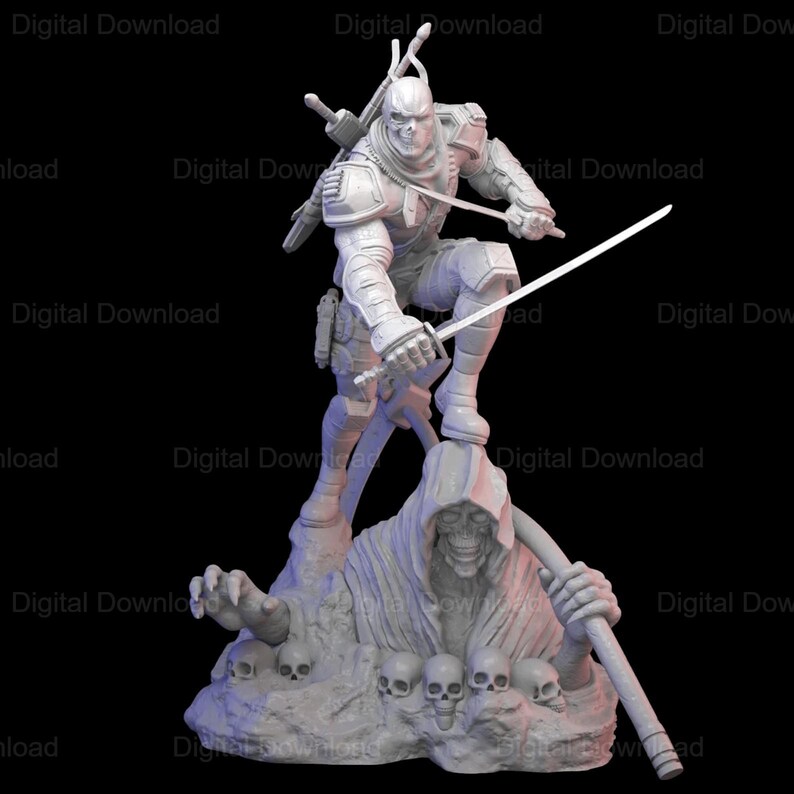 Deathstroke STL, Deathstroke 3D Model Print File - Etsy