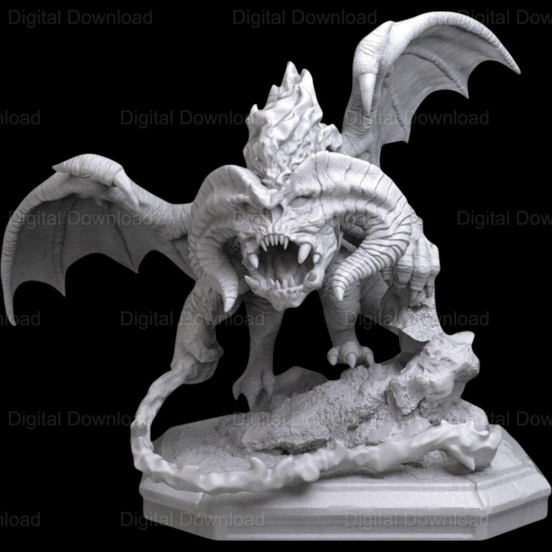 Lord of the Rings Balrog STL, Balrog 3D Model Print File - Etsy