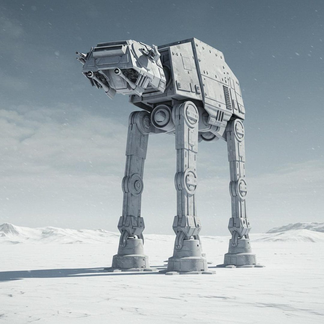 AT-AT Walker STL, At-at Walker 3D Model Print File - Etsy