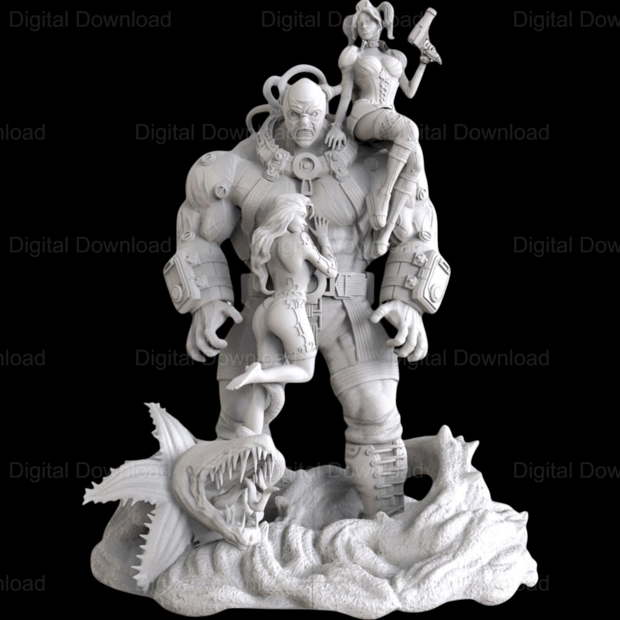 Bane STL, Bane 3D Model Print File - Etsy