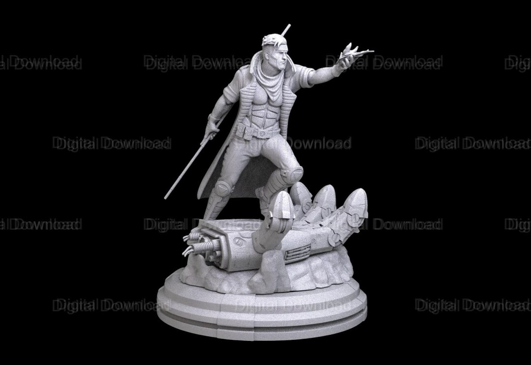 Gambit STL, Gambit 3D Model Print File - Etsy