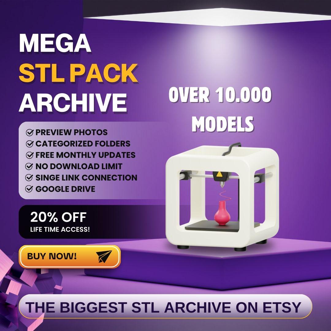Mega STL Pack STL Archive STL Collection - Etsy