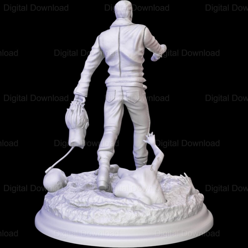The Walking Dead Negan STL, Negan 3D Model Print File - Etsy