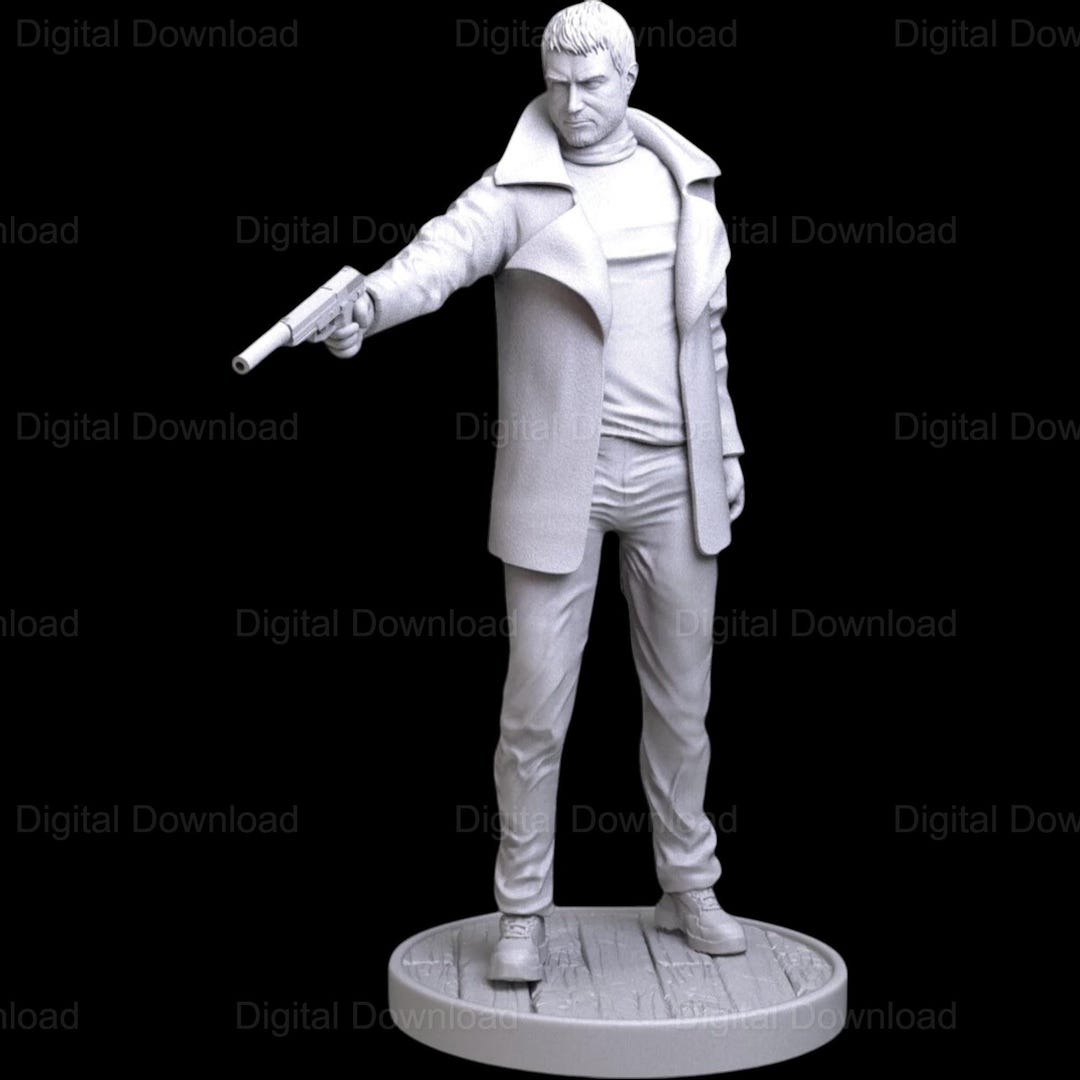 Resident Evil Chris Redfield STL, Chris Redfield 3D Model Print File - Etsy