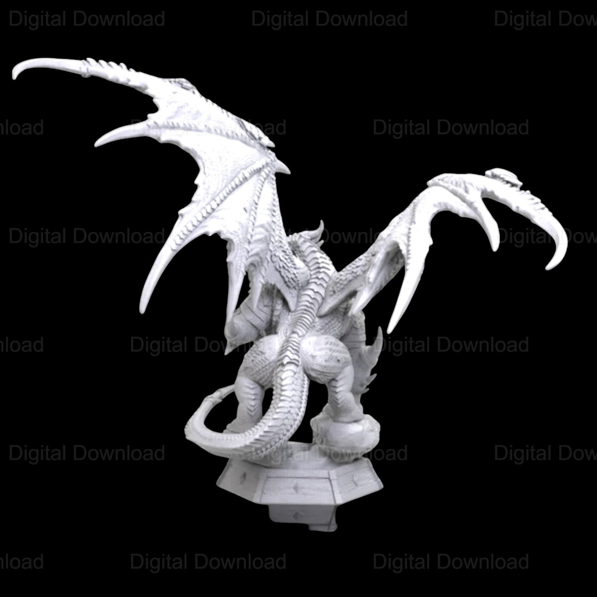World of Warcraft STL, Deathwing STL, Deathwing 3D Model Print File - Etsy