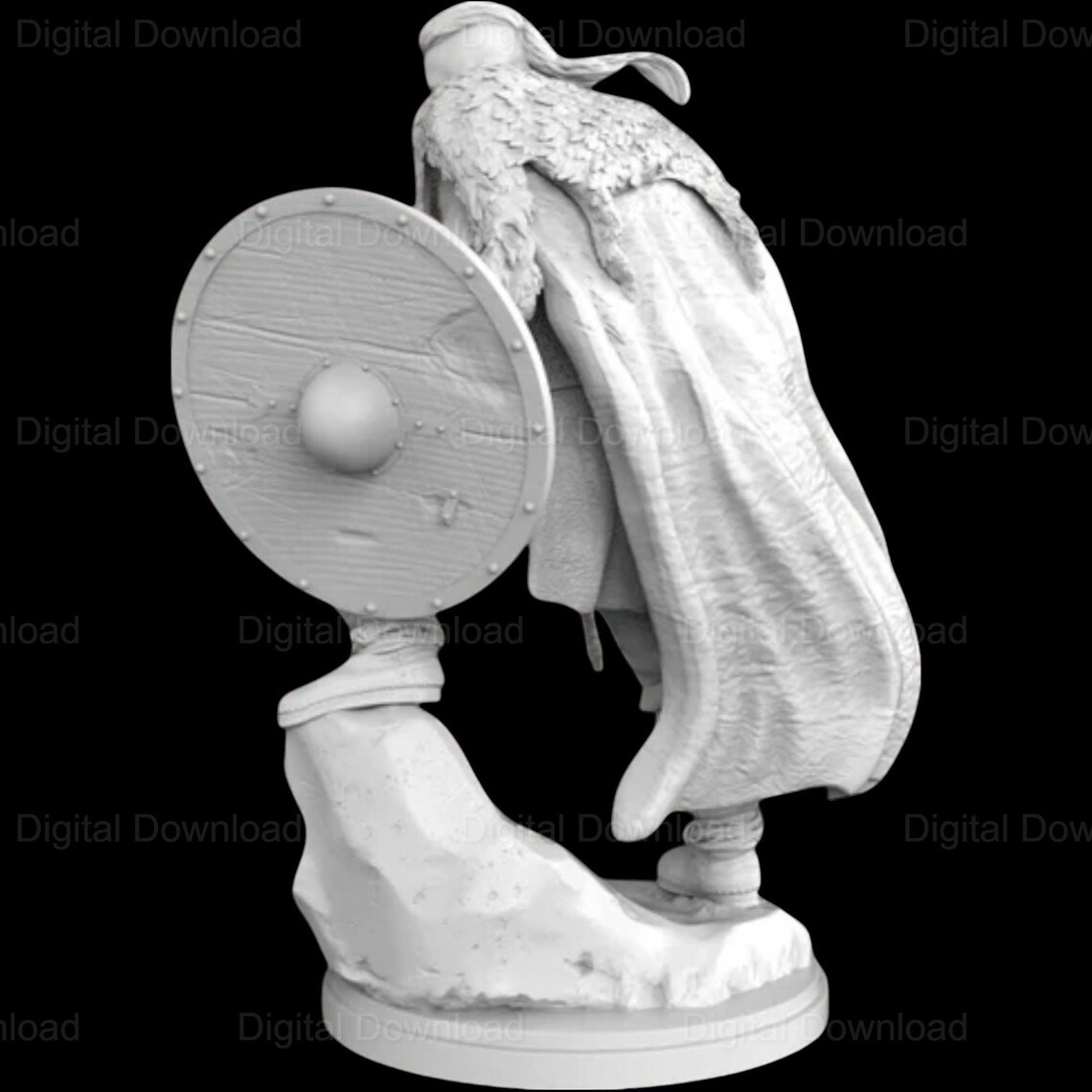 Vikings Ragnar Lodbrok STL, Ragnar Lodbrok 3D Model Print File - Etsy