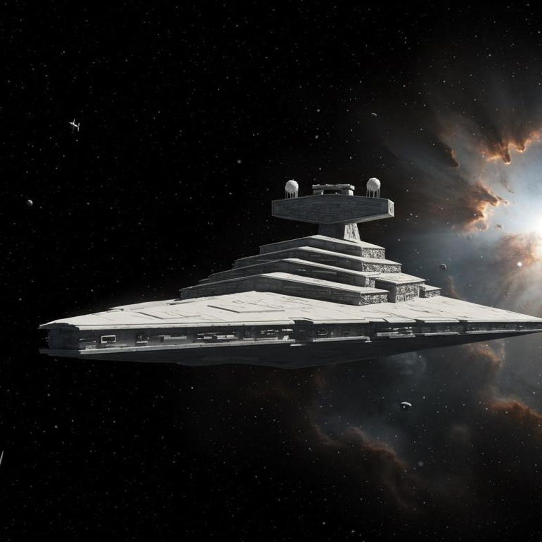 Star Wars Star Destroyer STL, Star Destroyer 3D Model Print File - Etsy