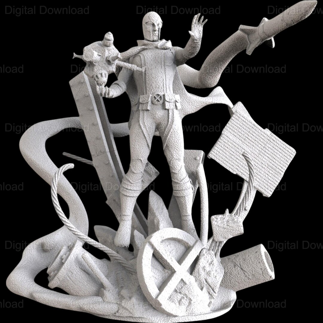Magneto STL, Magneto 3D Model Print File - Etsy
