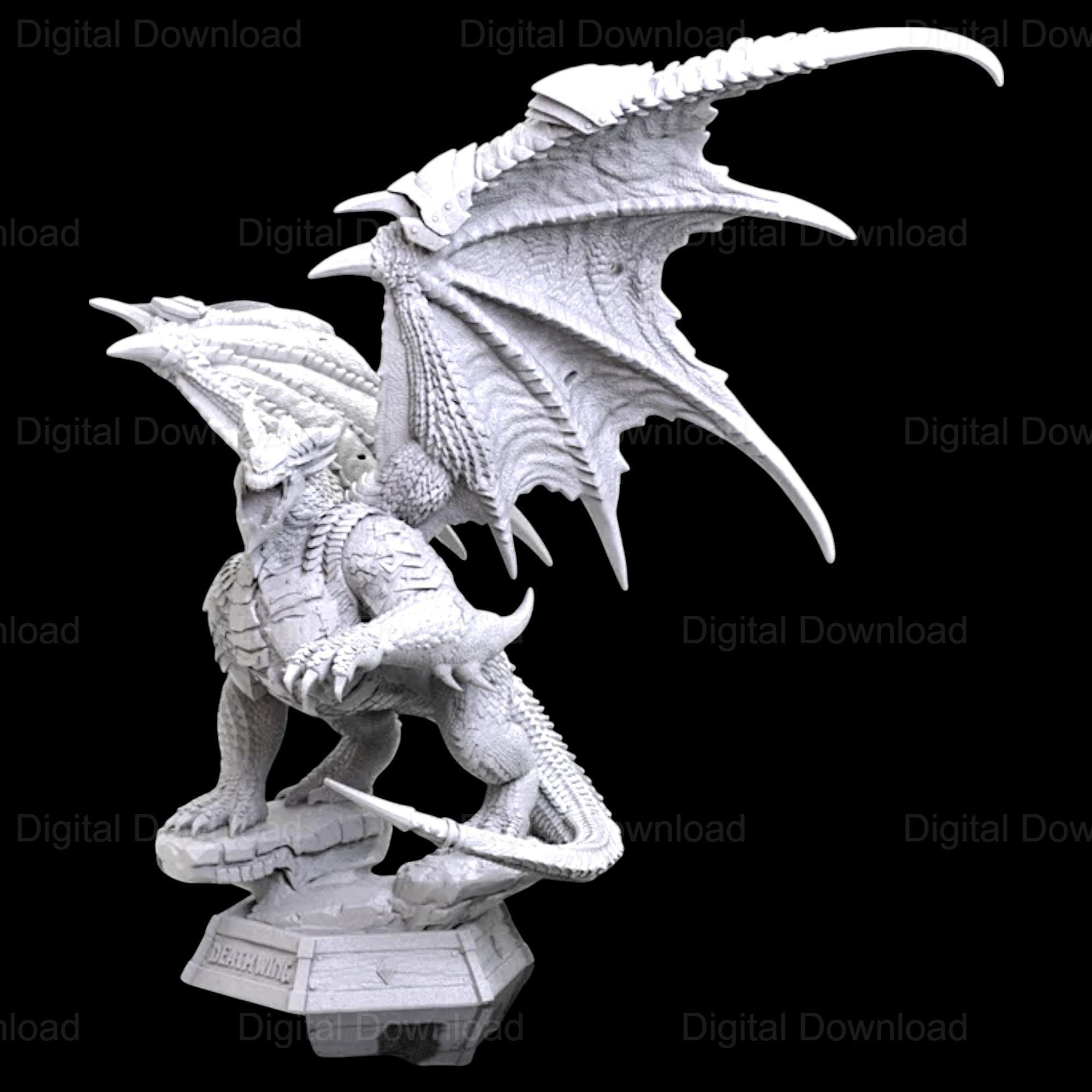 World of Warcraft STL, Deathwing STL, Deathwing 3D Model Print File - Etsy