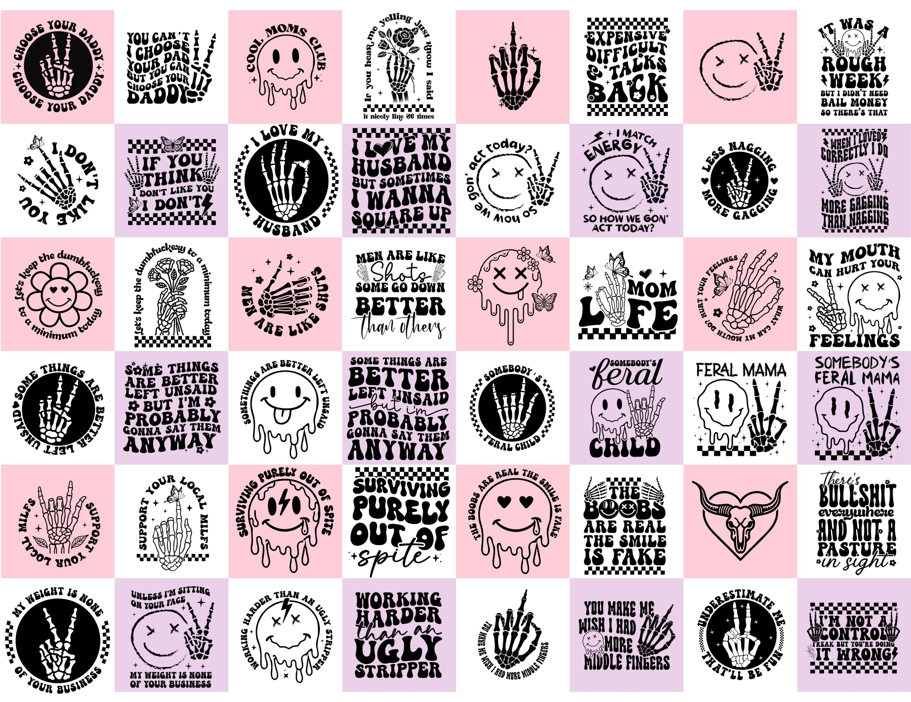 Sarcastic SVG Bundle Front and Back | Funny Hoodie Shirt Designs ...