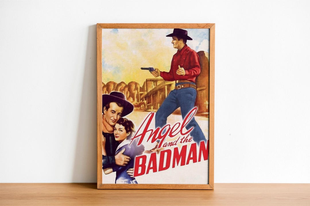 Angel and the Badman (1947) – Classic Western Movie Poster Print ...