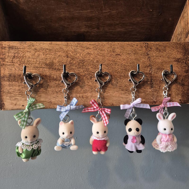 Sylvanian Families Keychain - Etsy UK