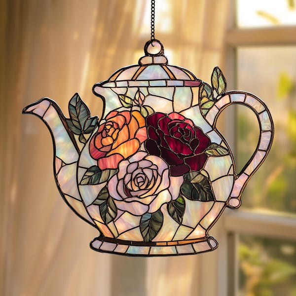 Stained Glass Teapot - Etsy