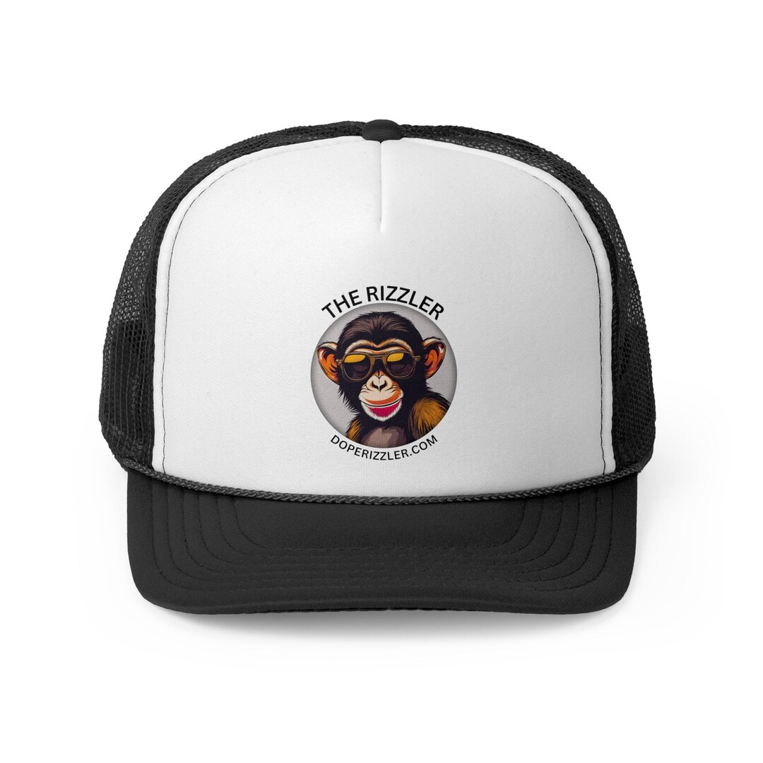 The Rizzler Trucker Cap, Black Baseball Hat, Mesh Snapback Cap ...