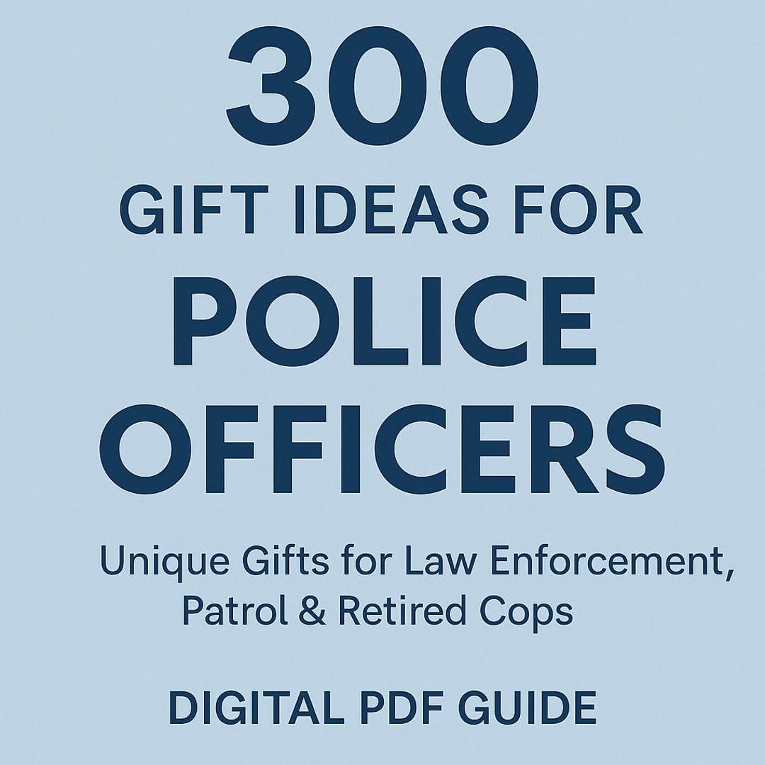 300 Gift Ideas for Police Officers – Unique Gifts for Law Enforcement ...