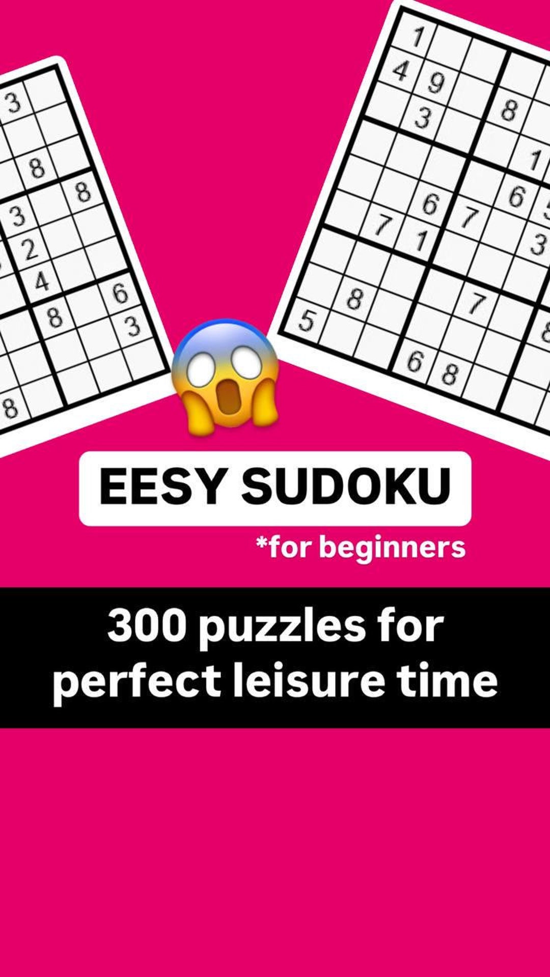 300 Easy Sudoku Puzzles for Beginners – Printable PDF Game – Brain ...