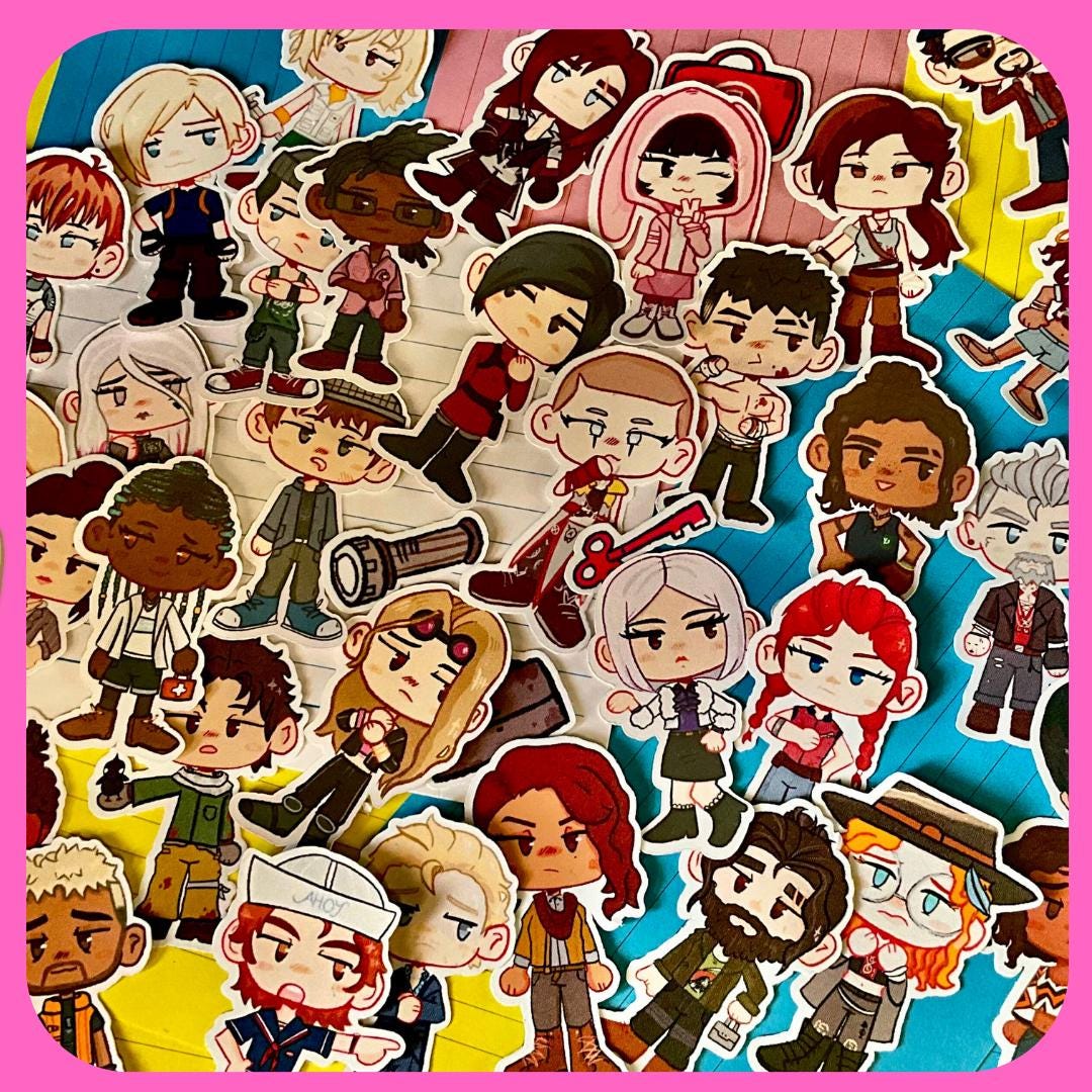 Choose Your Survivor + Item! | DBD Stickers | Dead by Daylight Matte ...