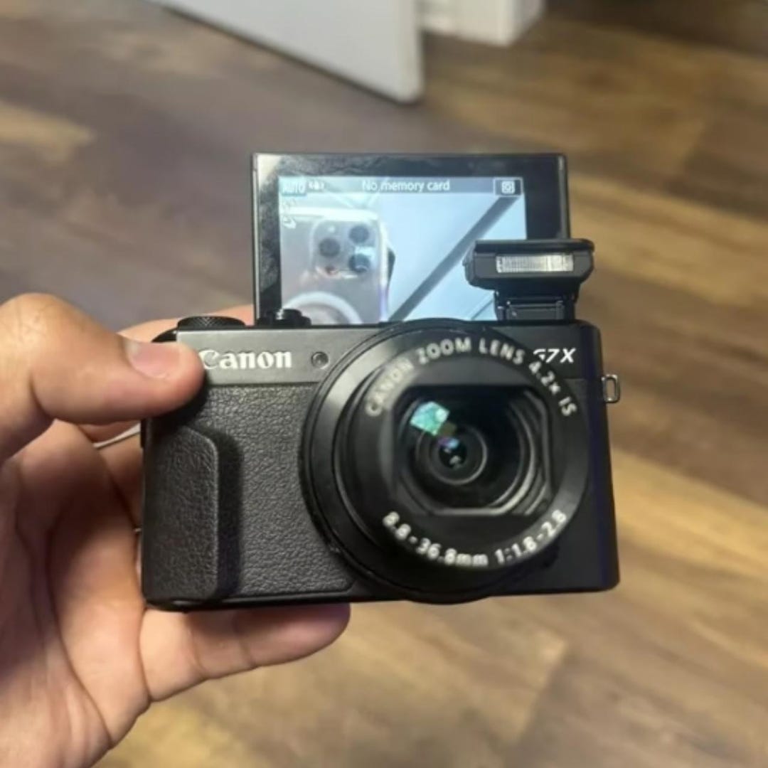 Canon Powershot G7x Mark Ii With 128gb Sd Card and Charger and All ...