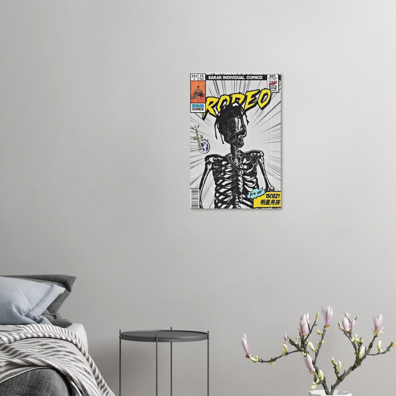 Travis Scott "rodeo" Comic Poster – Retro Hip Hop Wall Art | Rap Print ...