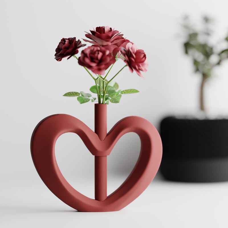Heart Vase - Etsy