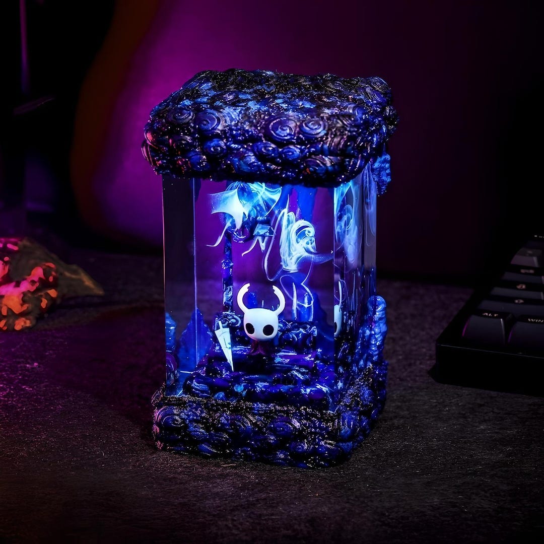Hollow Knight Resin Lamp: Terrarium Night Light Diorama - Etsy