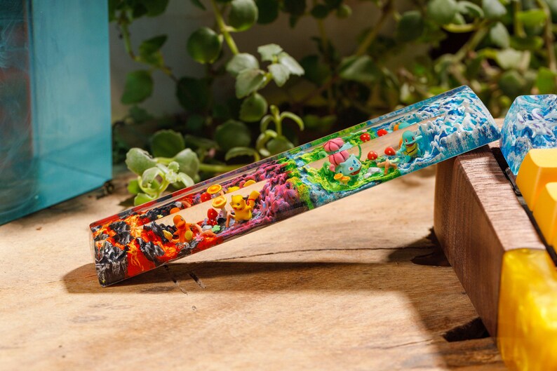 Custom Pokemon Spacebar Artisan Keycap, Pokemon Artisan Keycap, Pokemon ...