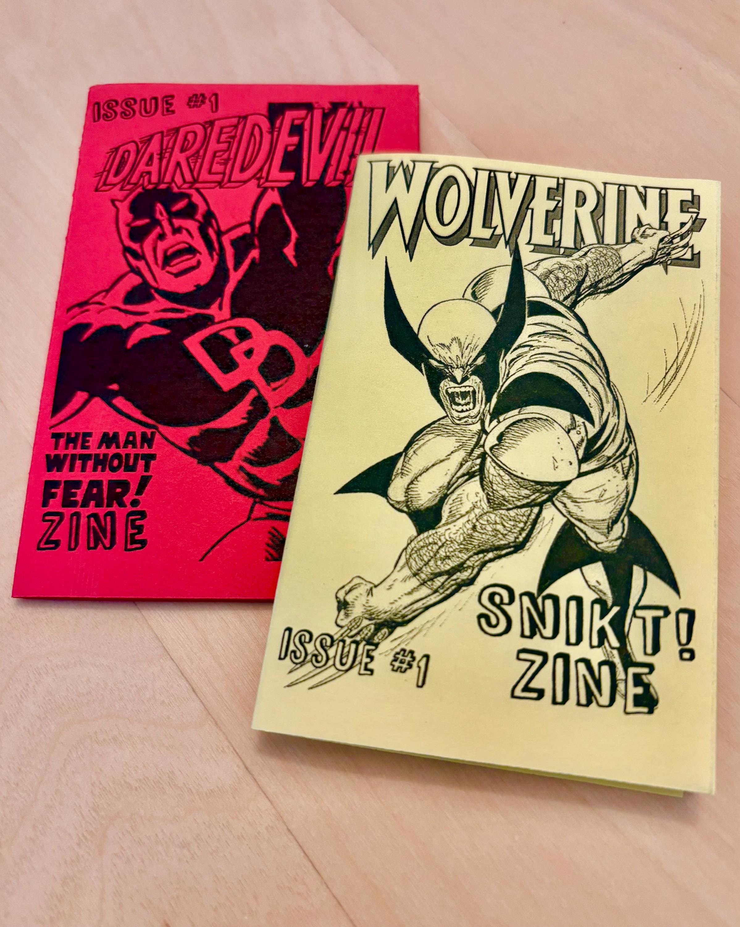 Marvel Handmade Mini Zines! | 5 Superhero Fan Zines | Your Choice! or ...