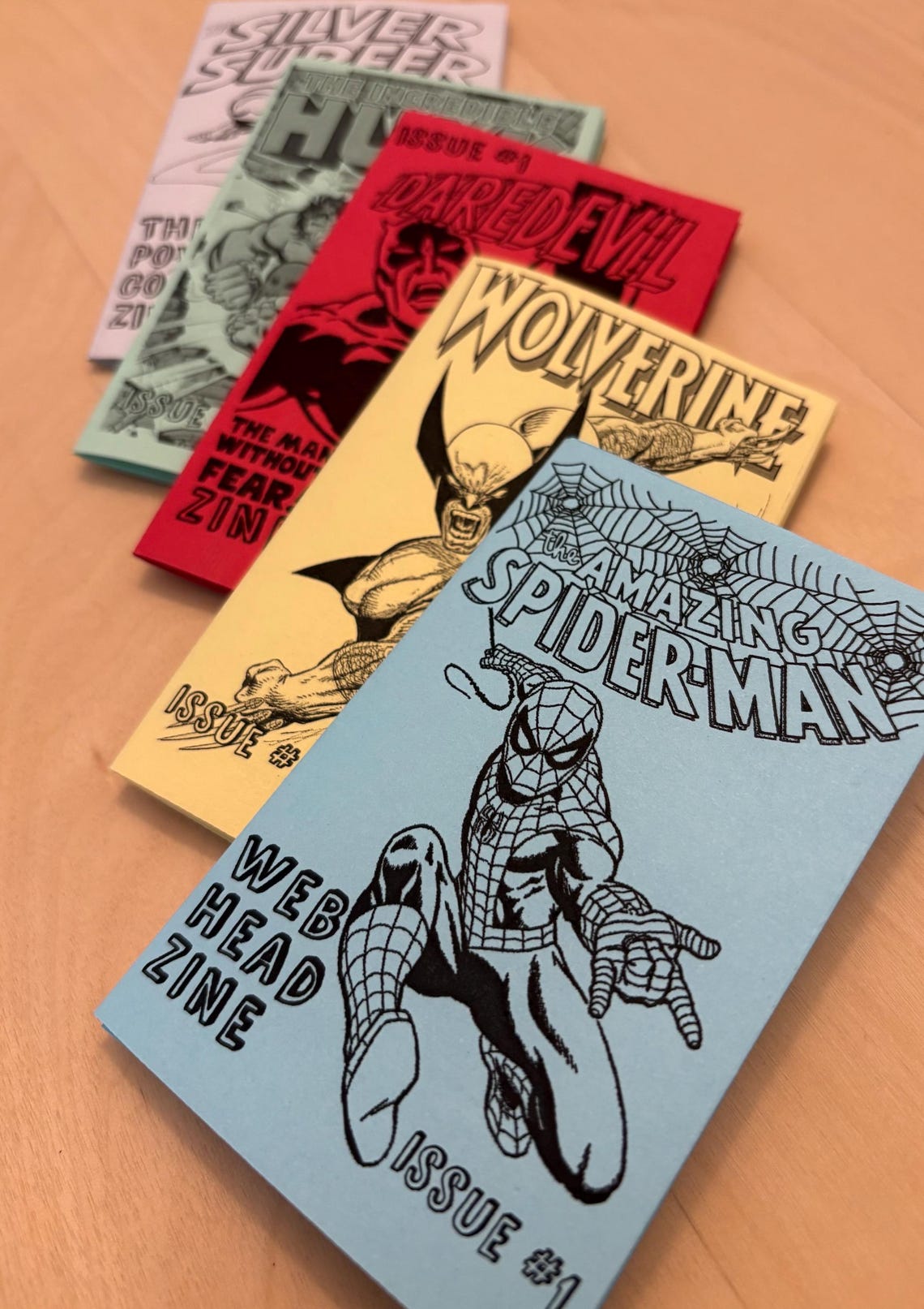 Marvel Handmade Mini Zines! | 5 Superhero Fan Zines | Your Choice! or ...