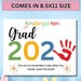 Kindergarten Graduation Handprint Craft for Kids, End of Year Keepsake ...
