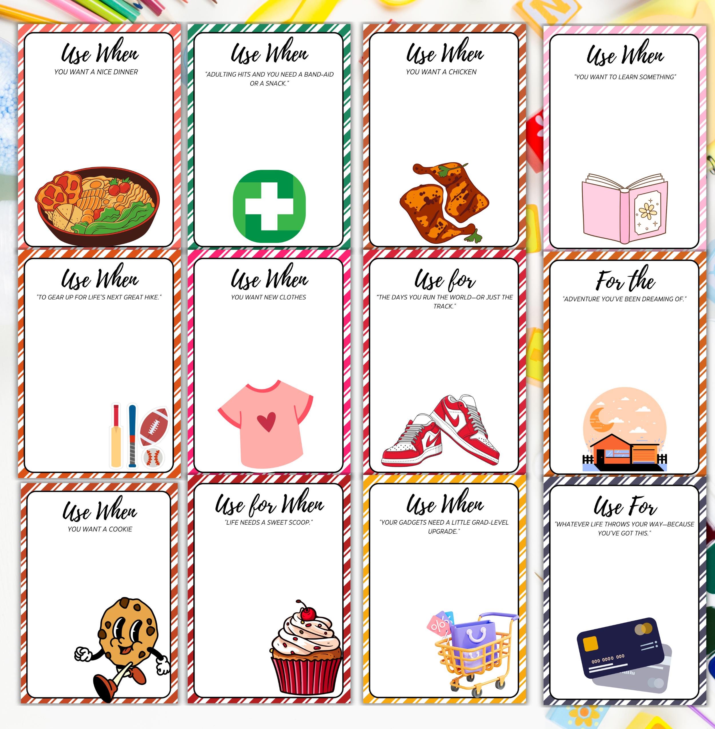 Canva Editable Graduation Gift Card Book, Last Minute Gift for Grad ...