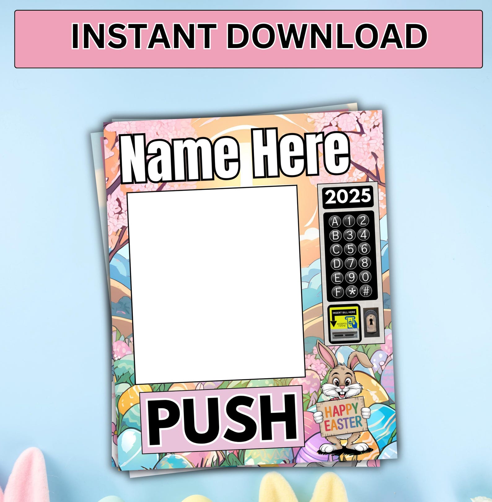 Easter Vending Machine Template, Easter Vending Machine Design ...