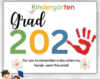 Last Day of School 2025 Handprint Craft for Kids, End of Year Keepsake ...