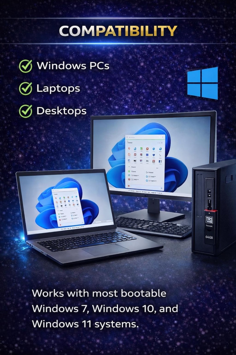 Bootable Windows Repair USB 2026 | Offline PC Recovery & Diagnostics ...