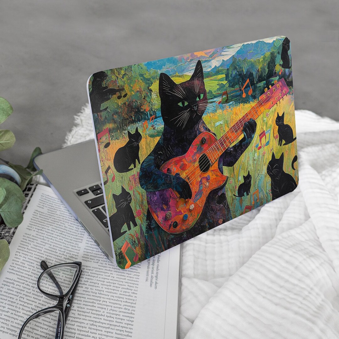 Cartoon Cat MacBook Case Cute Cat Laptop Skin, Cover for MacBook Pro 16 ...