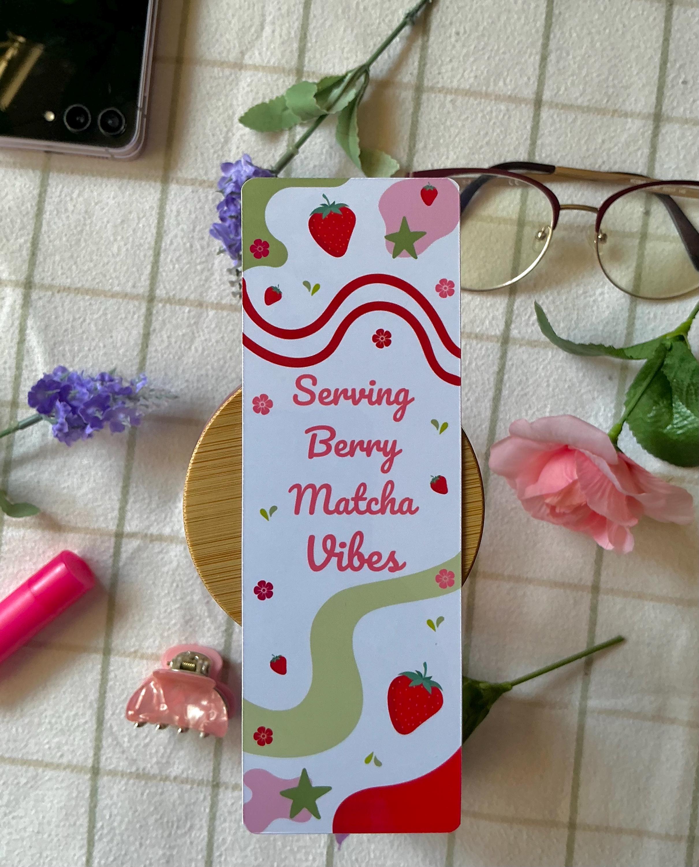 Summer Themed Bookmark: Laminated Glossy Paper, Reading Accessory - Etsy